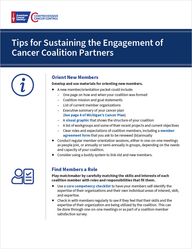 Program and Coalition Health - ACS4CCC