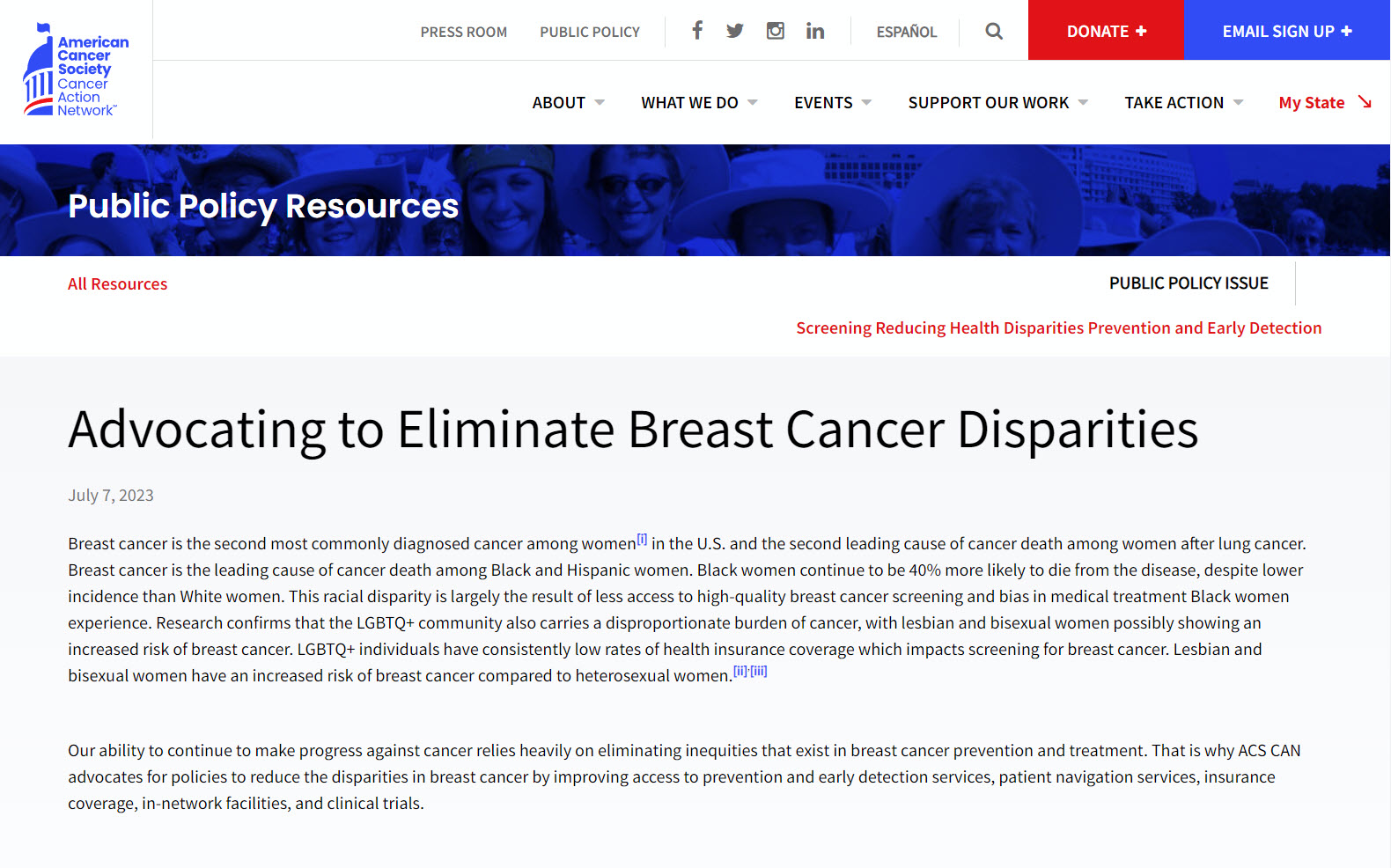 Policy Resources - ACS4CCC
