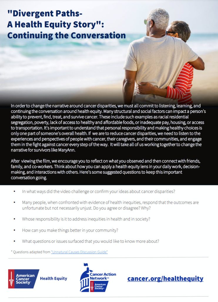 Health Equity Resources for State Coalitions - ACS4CCC